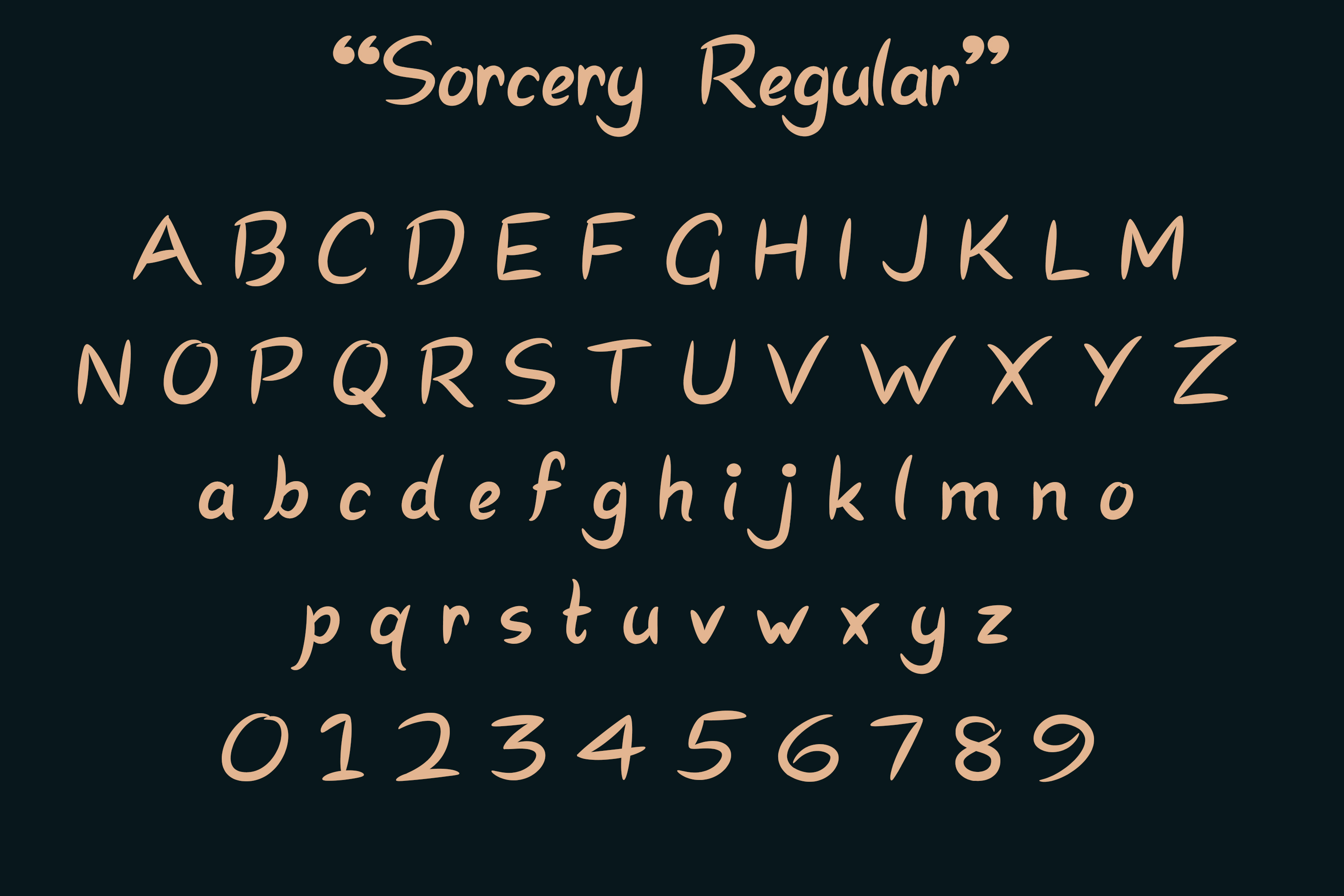 Sorcery Font, Fonts | GraphicRiver